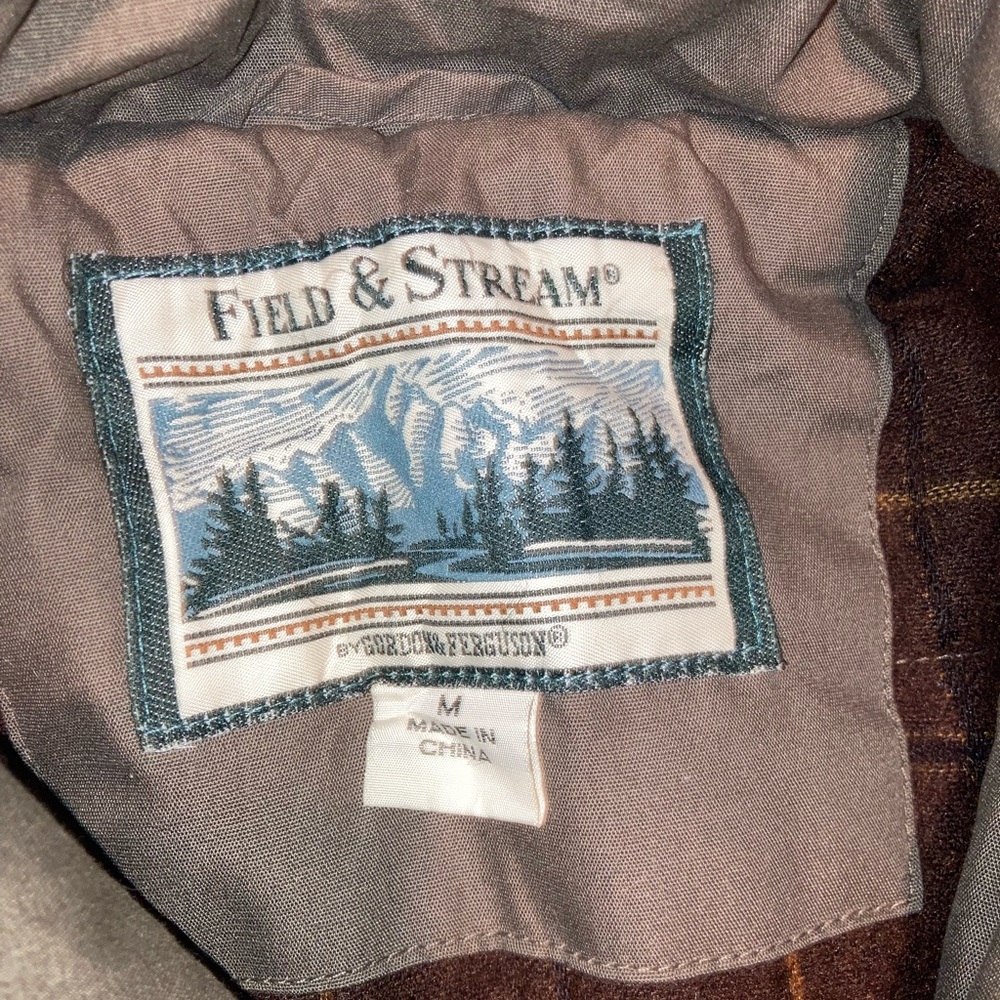 Field And Stream Camping Hunting Army Green Brown Jac… - Gem